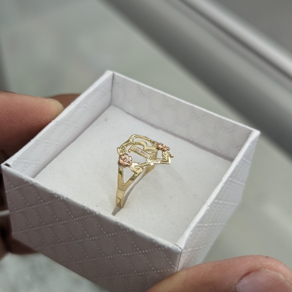 Unbrand | Jewelry | Kt Real Gold Heart Letter R For Women | Poshmark